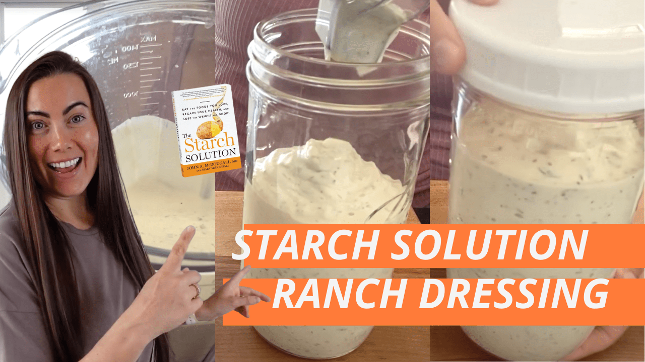 Low-Fat, Plant-Based, Starch Solution Ranch Dressing Recipe – 5050 Gal