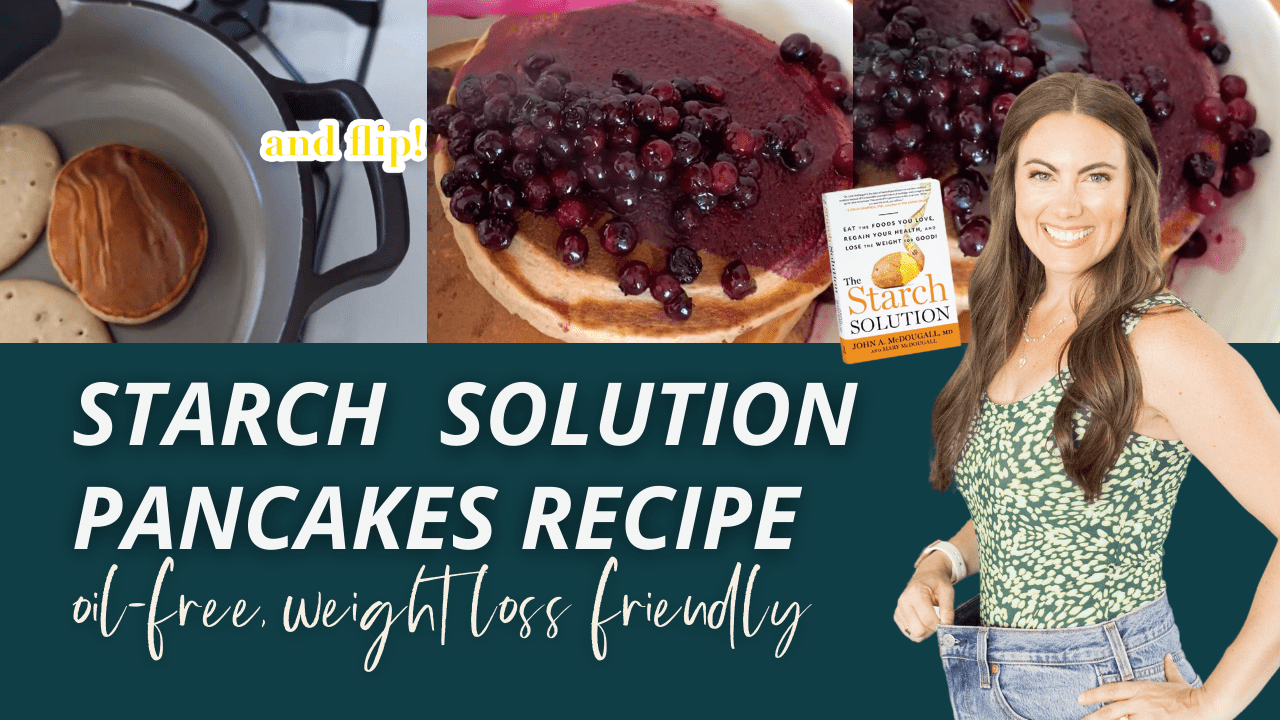 The Most Delicious Oil-Free, Starch Solution Pancake Recipe – 5050 Gal